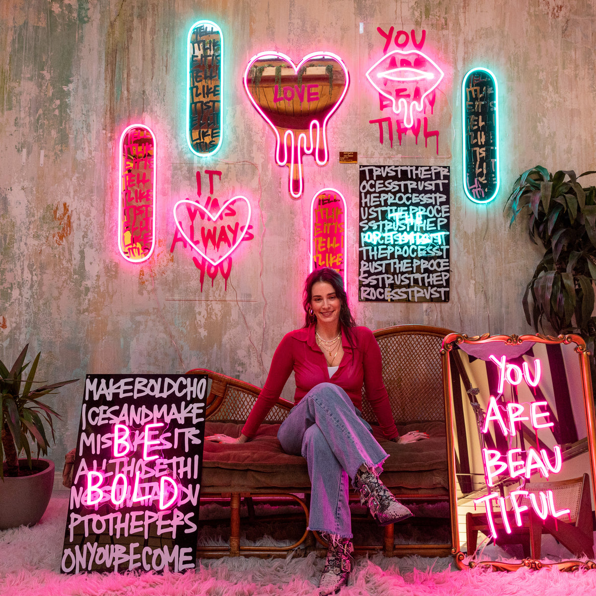 LK x Sketch & Etch Neon - Leah Kirsch